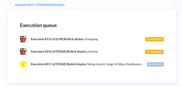 New feature: Execution queues