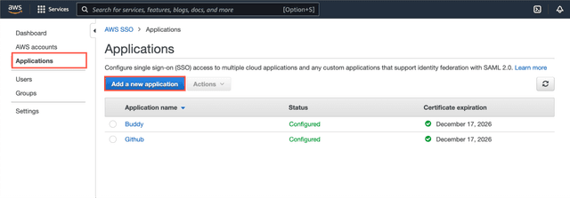 AWS SSO SAML | Docs