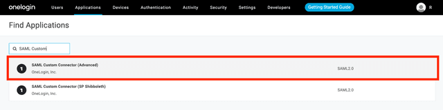 OneLogin SAML | Docs
