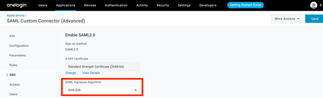OneLogin SAML | Docs