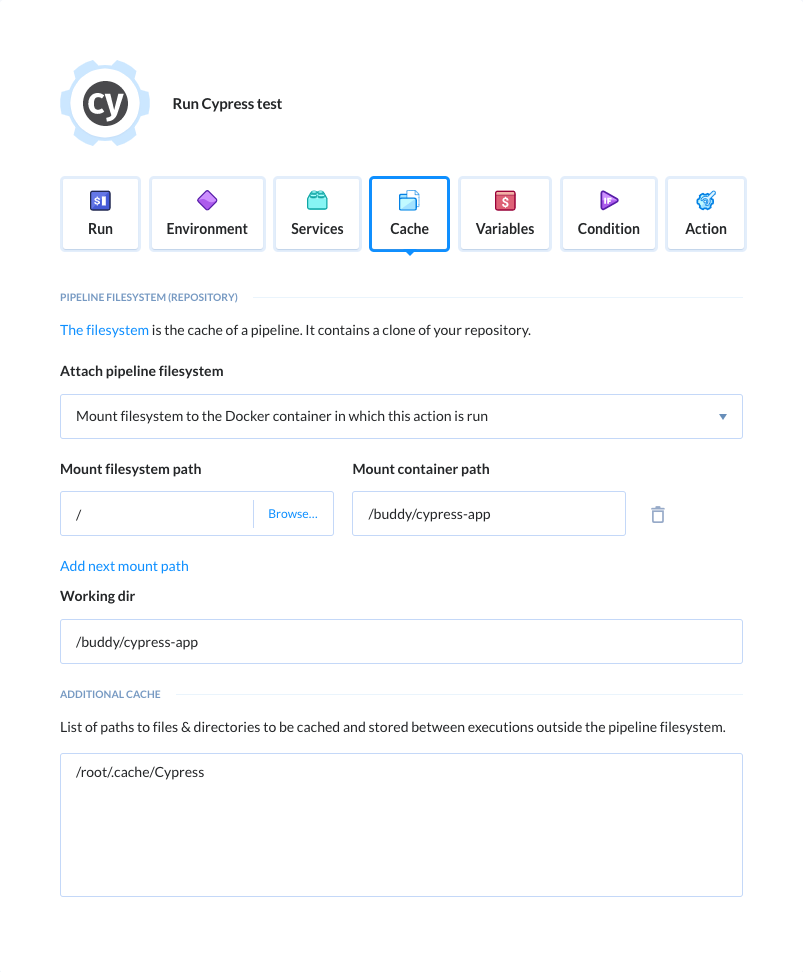 Cypress - CI/CD, Delivery, Deploy, DevOps | Buddy