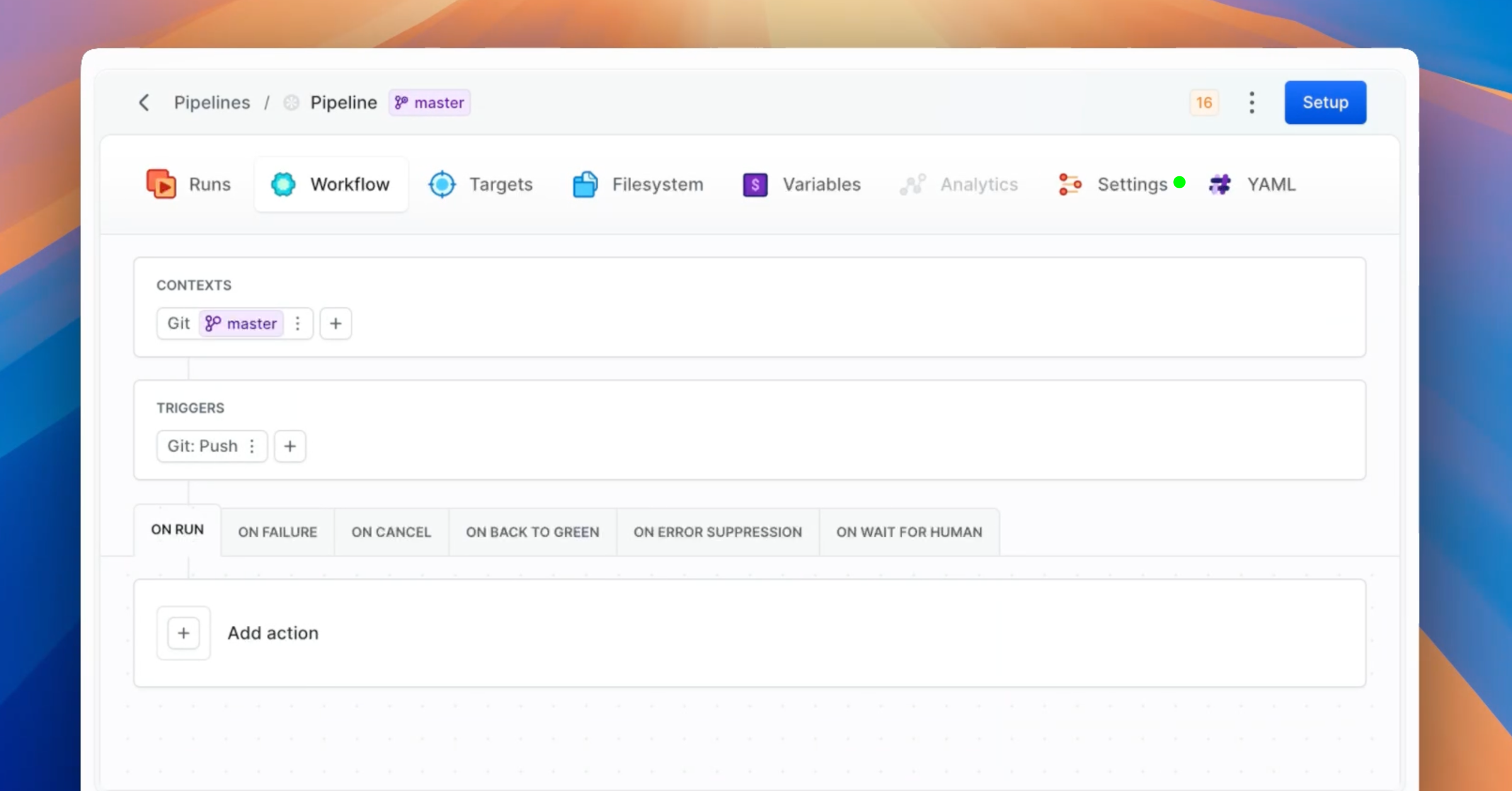 Introducing pipeline contexts